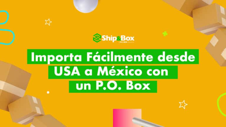 po box de USA a Mexico